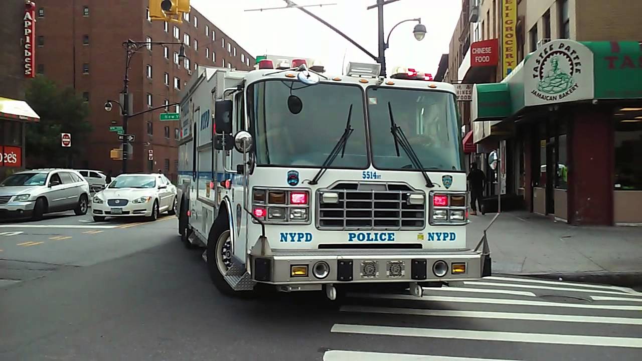 Rare Catch Of NYPD ESS Command Post, Haz Mat Truck and NYPD ESU ...
