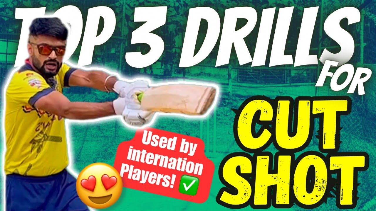 TOP 3 Cut Shot Batting DRILLS used by Int’l Players | How to Play CUT ...