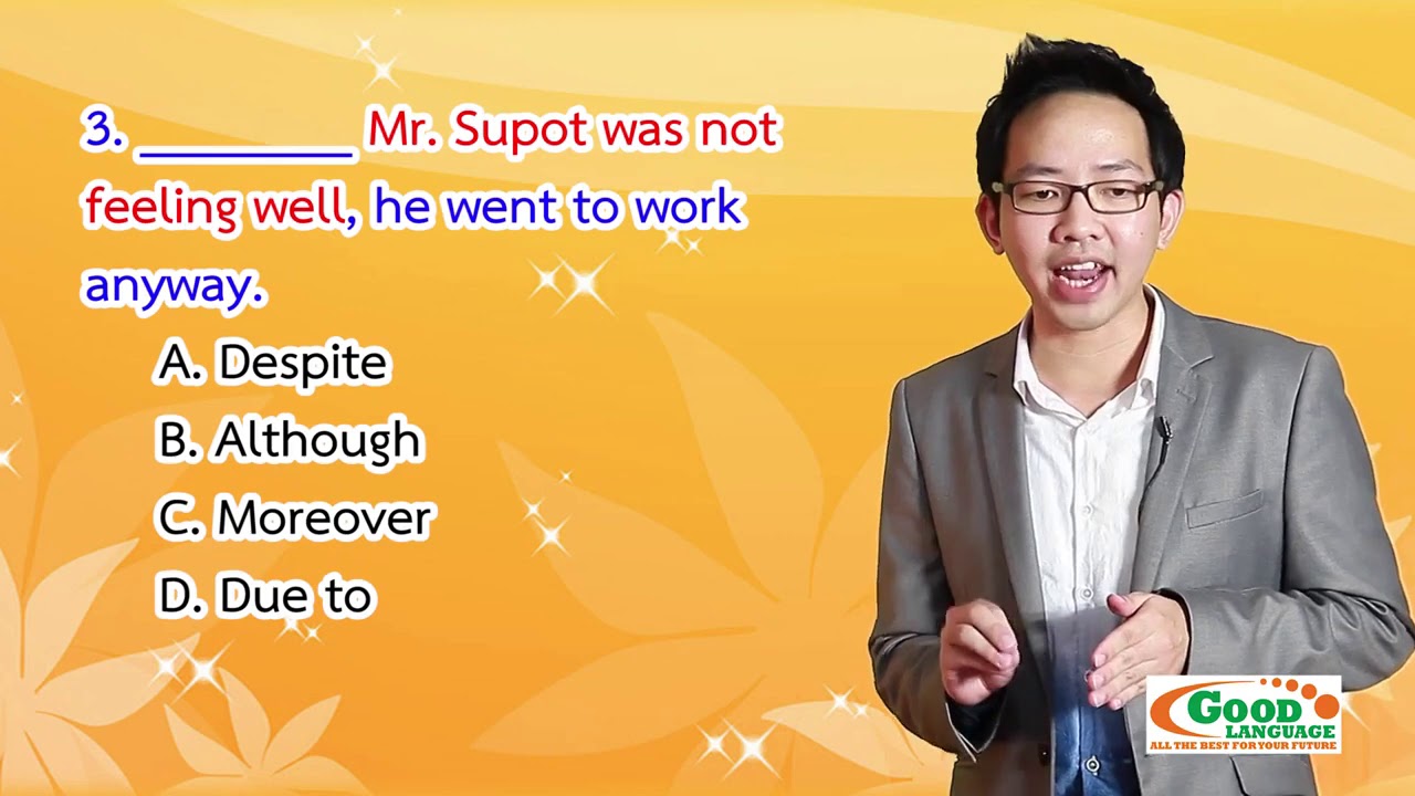 เจาะข้อสอบ TOEIC Conjunctions - YouTube