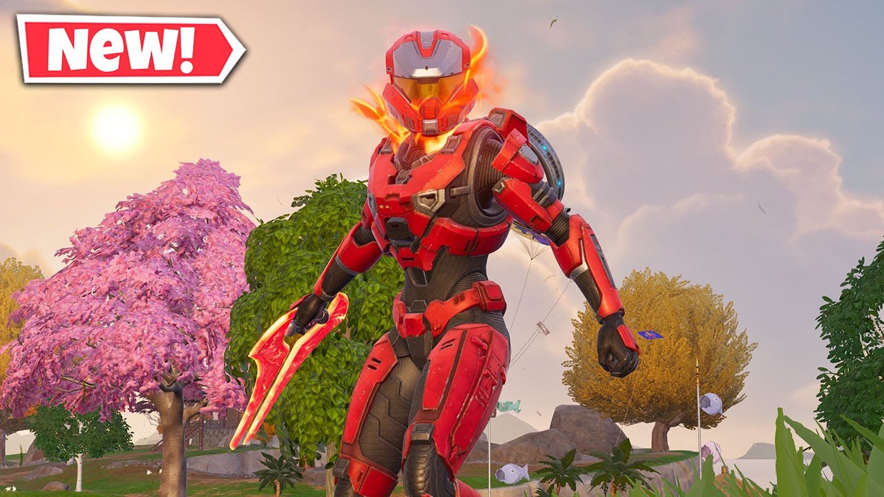 NEW UNSC SPARTAN Skin Gameplay In Fortnite! - YouTube