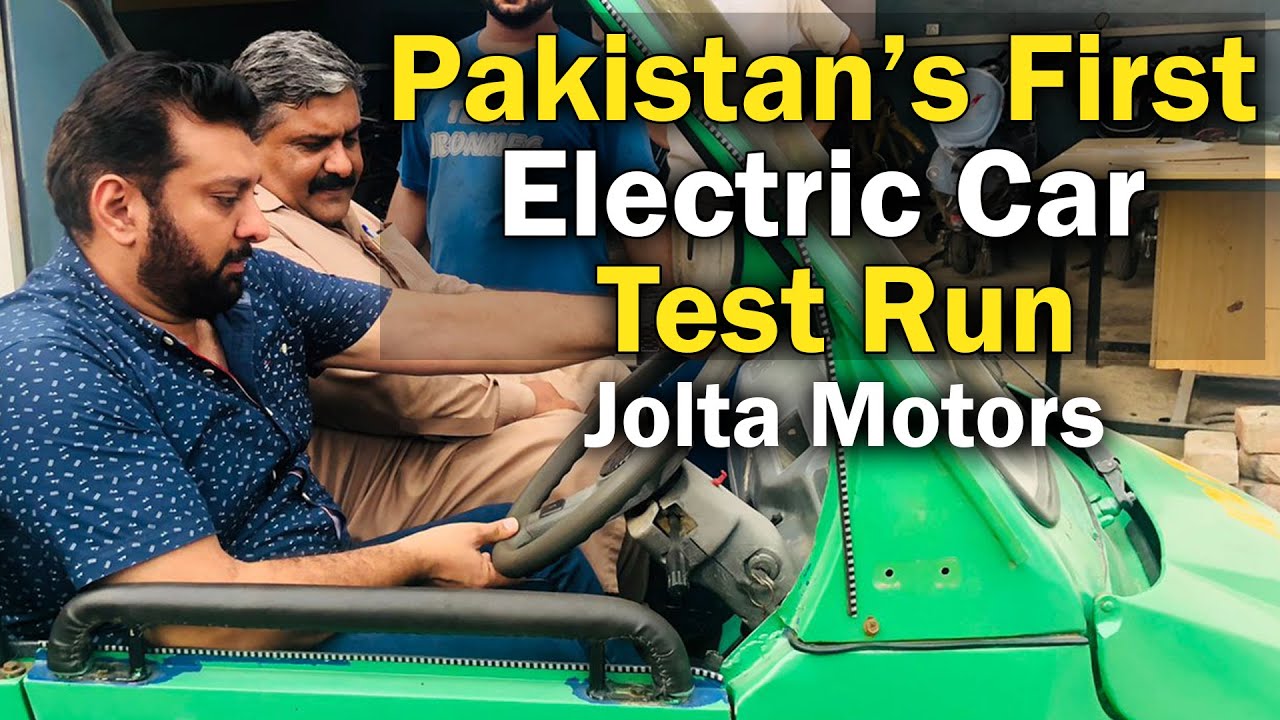 Pakistan's First Electric Car Test Run | Jolta Motors | CEO Usman ...