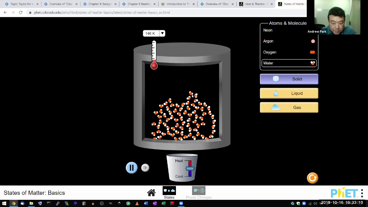 Physics 10 - States of Matter - Microscopic View - YouTube