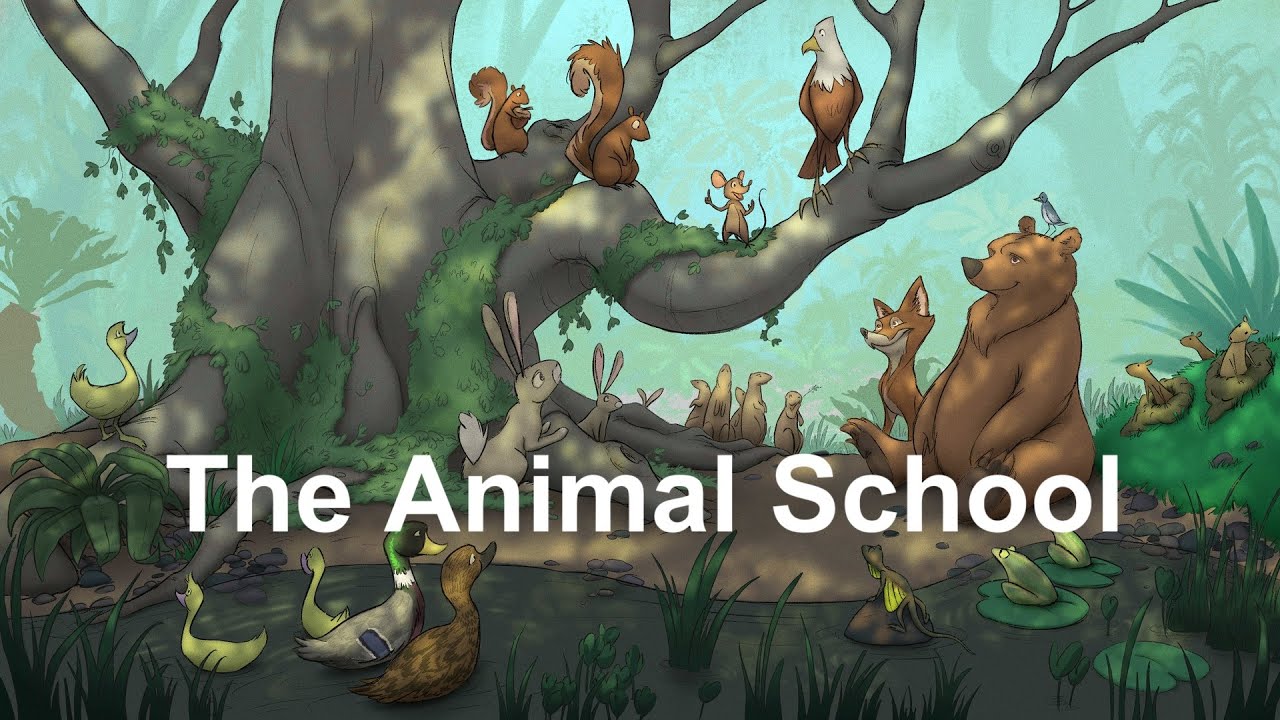 Short Story: The Animal School - YouTube