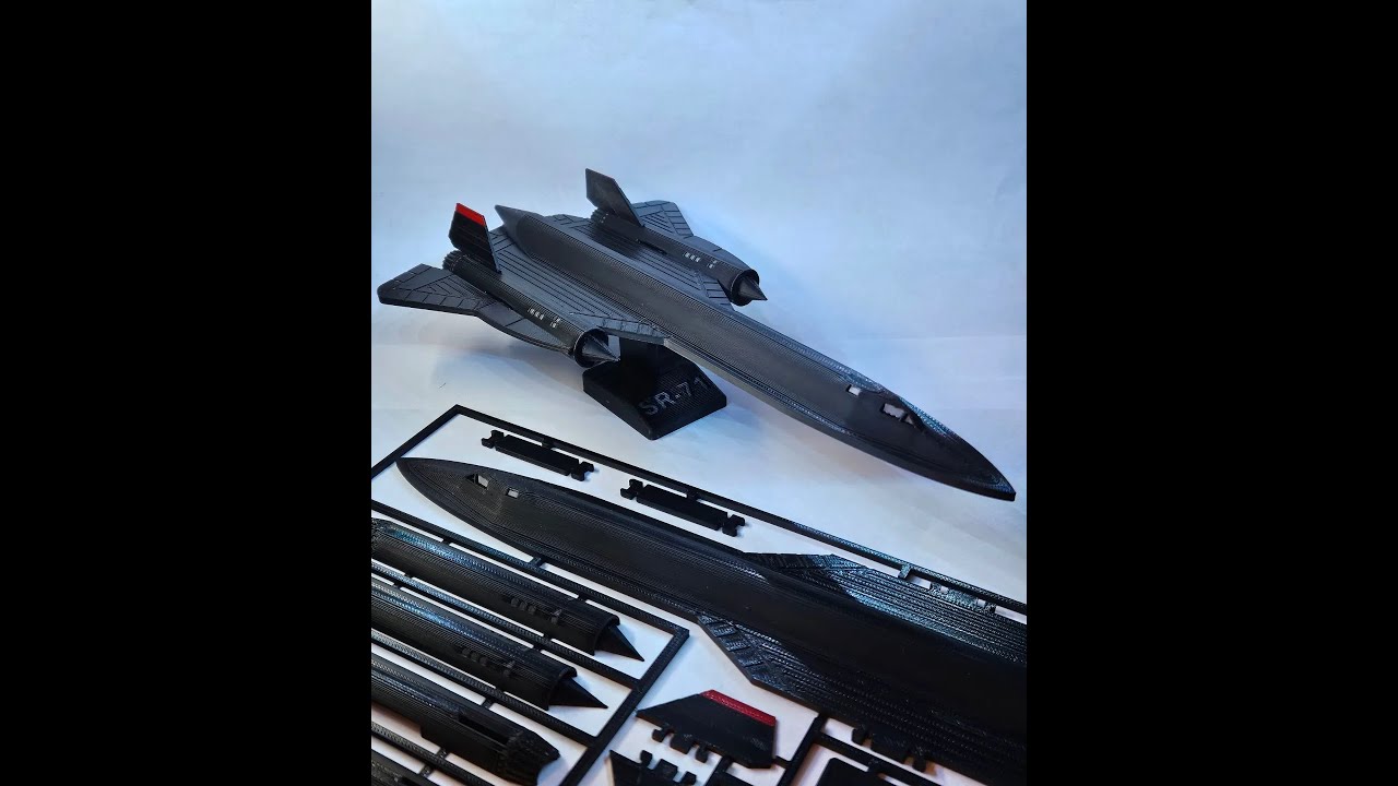 SR-71 Kit Card 3D Print - YouTube