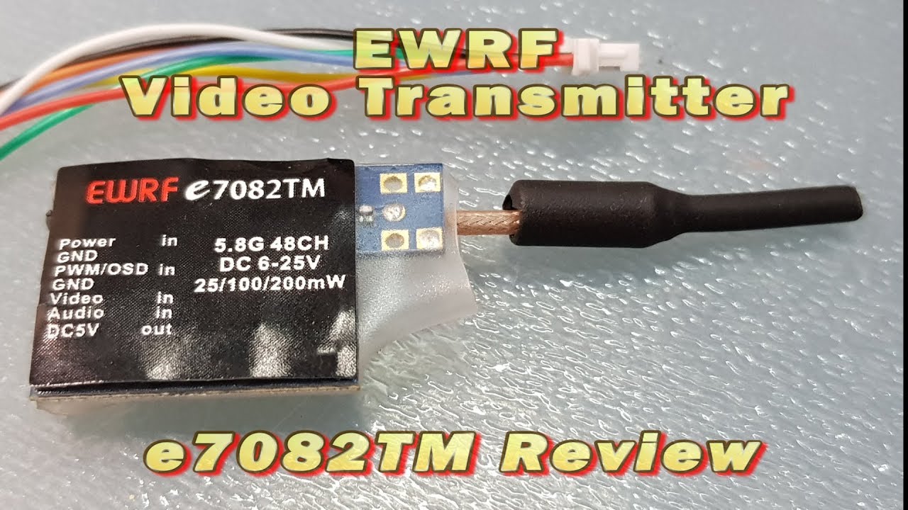 EWRF e7082TM VTX - YouTube