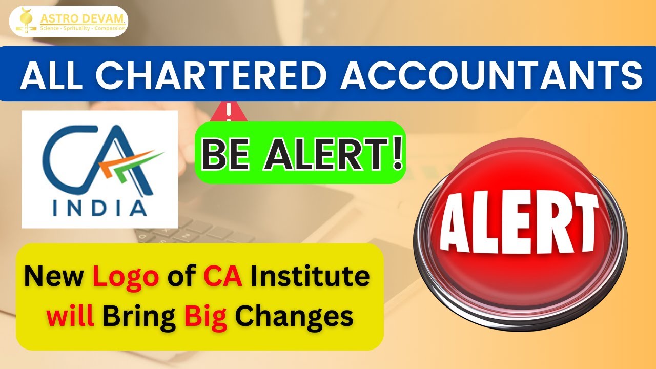 ICAI New Logo Design | Good & Bad Effects on all Chartered Accountants ...