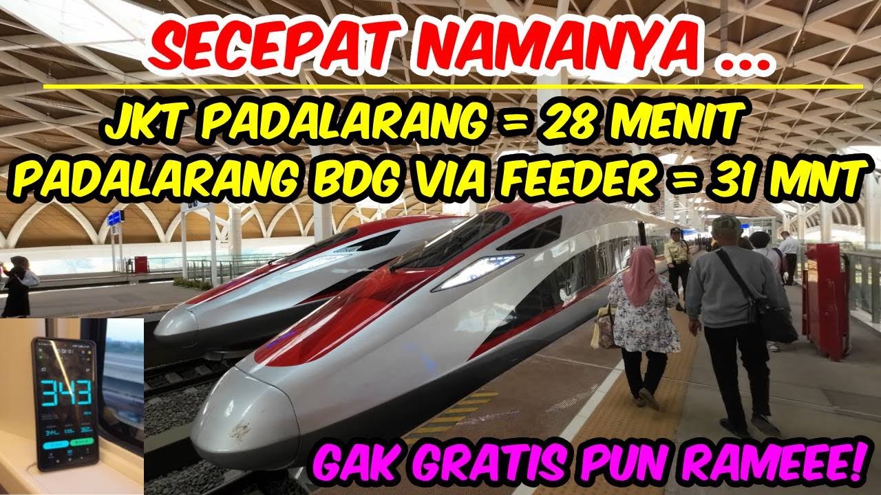 PENGALAMAN NAIK KERETA CEPAT JAKARTA BANDUNG WHOOSH DENGAN TIKET RESMI ...
