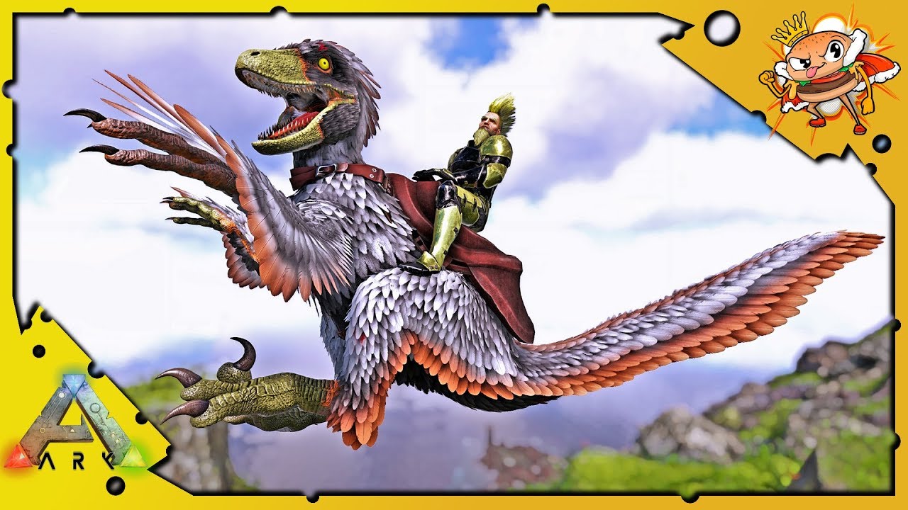 This Feathered Raptor Is Epic Deinonychus Taming And Breeding - Ark ...