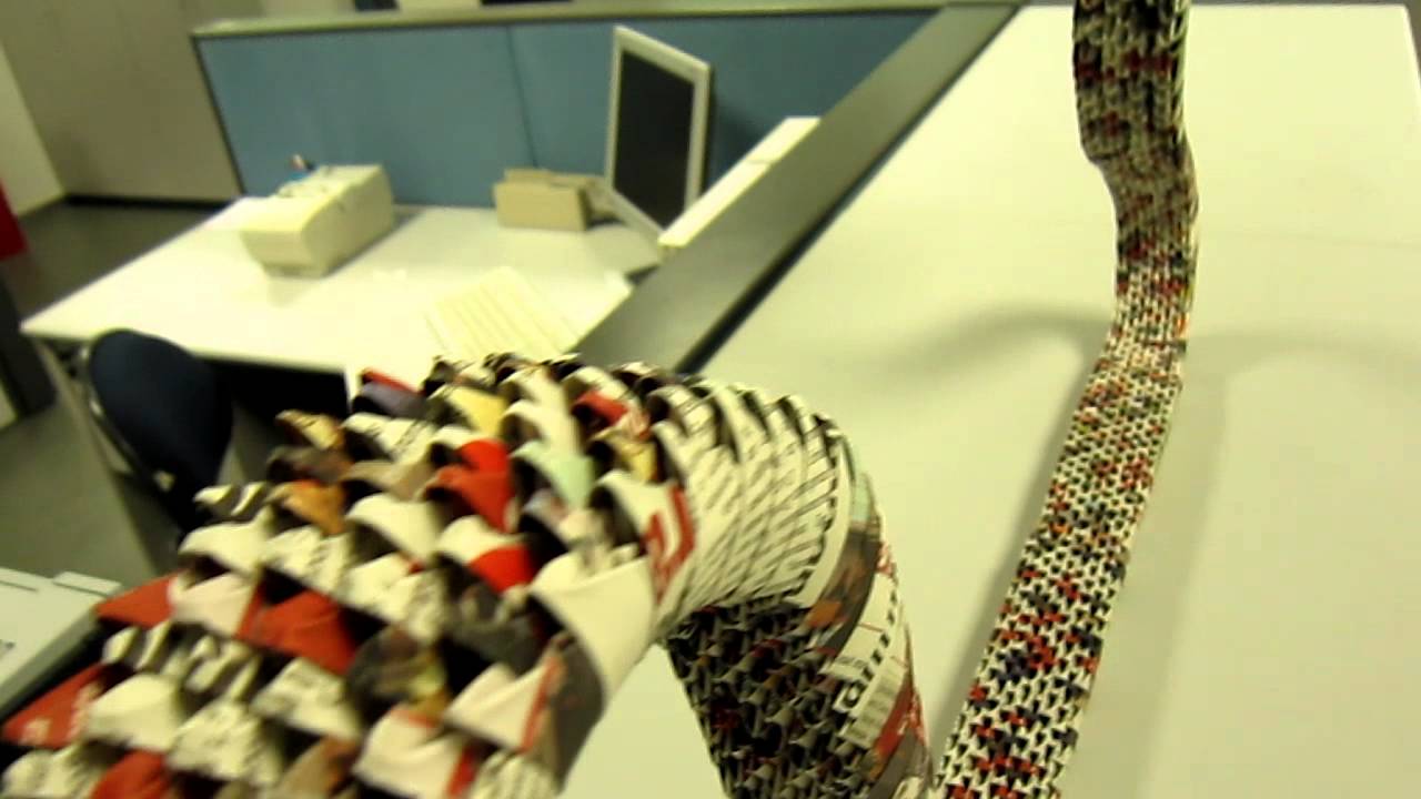 origami 3D snake cobra renato-the-legend - YouTube
