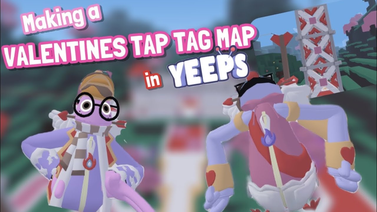 Making a VALENTINES TAP TAG MAP in Yeeps - YouTube