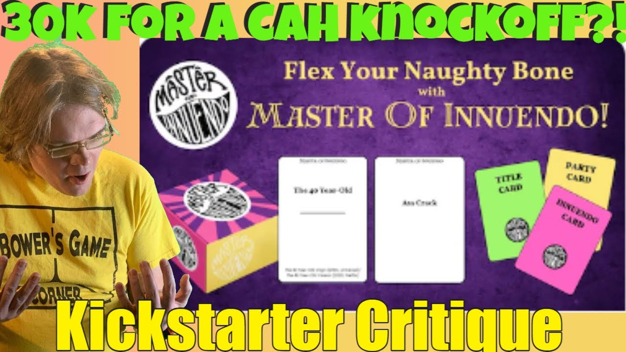 Master of Innuendo - A Game For Your Saucy Side - Kickstarter Critique ...