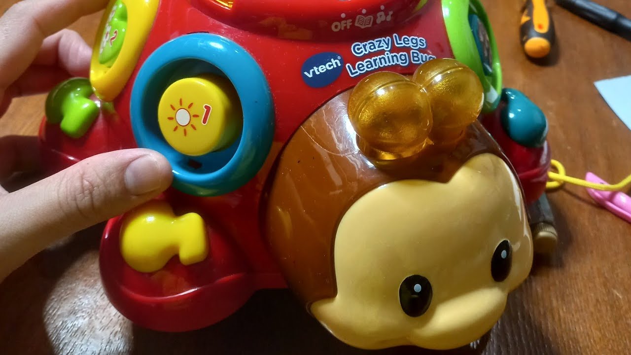 Cara Perbaikan Mainan VTech Crazy Legs Learning Bugs - YouTube