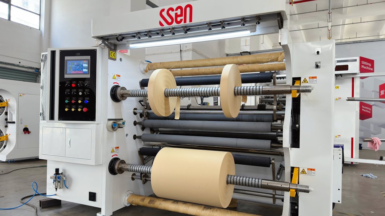 LFQ-A high speed Slitter Rewinder Machine,Max.speed 400m/min; Min ...