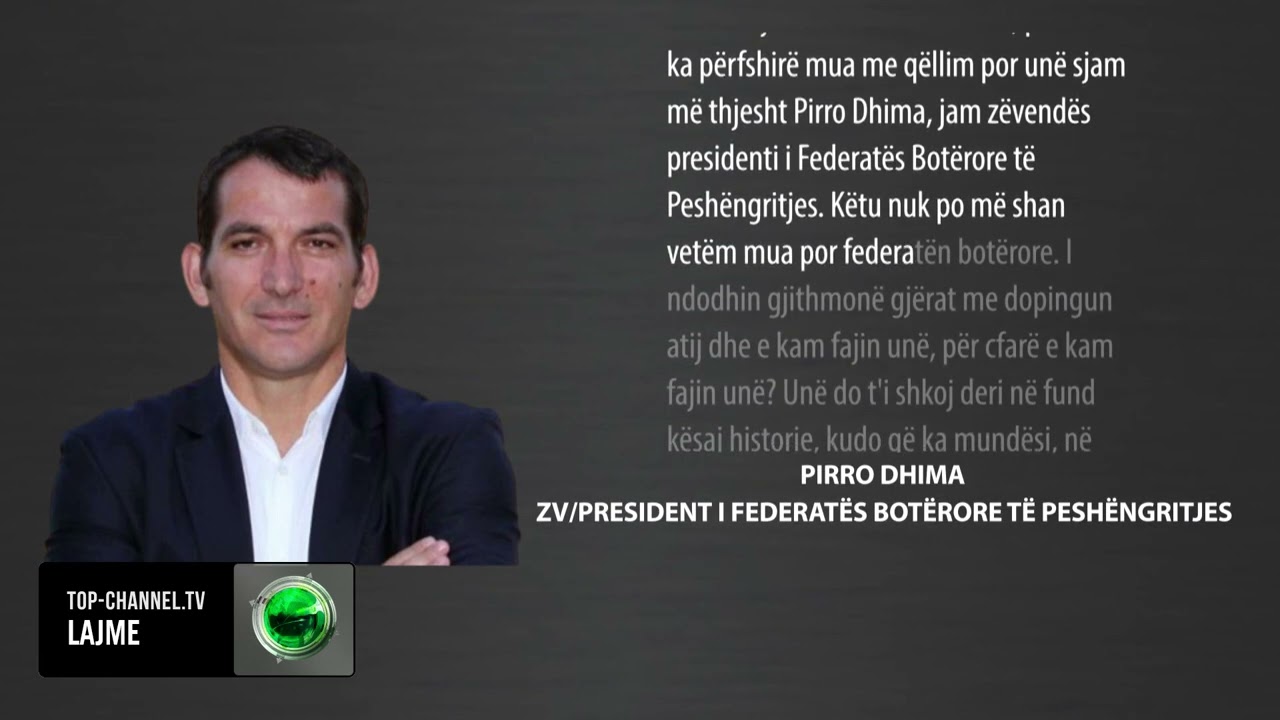 Top Channel/ Pirro Dhima kundër Shqipërisë! Kërkon pezullimin e ...
