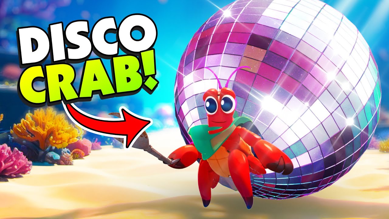 Finding the Secret DISCO BALL Crab Shell! - Another Crab's Treasure ...