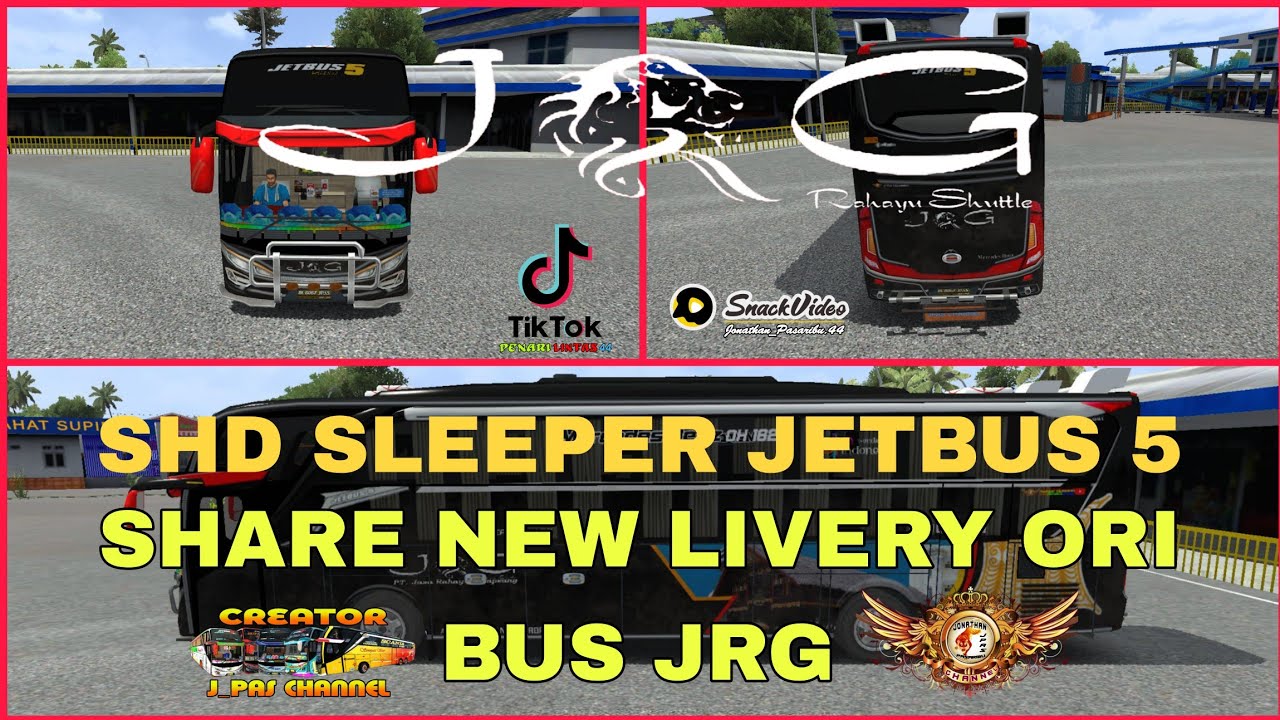 Share New Livery ORI Bus JRG SLEEPER BLACK Body SHD JETBUS5 📌 Bus Aceh ...
