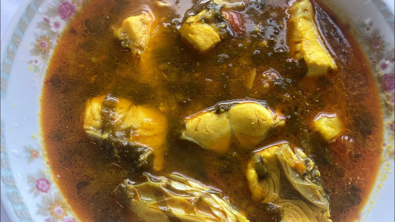Tasty Tenga ( sorrel) with Fish Curry - YouTube