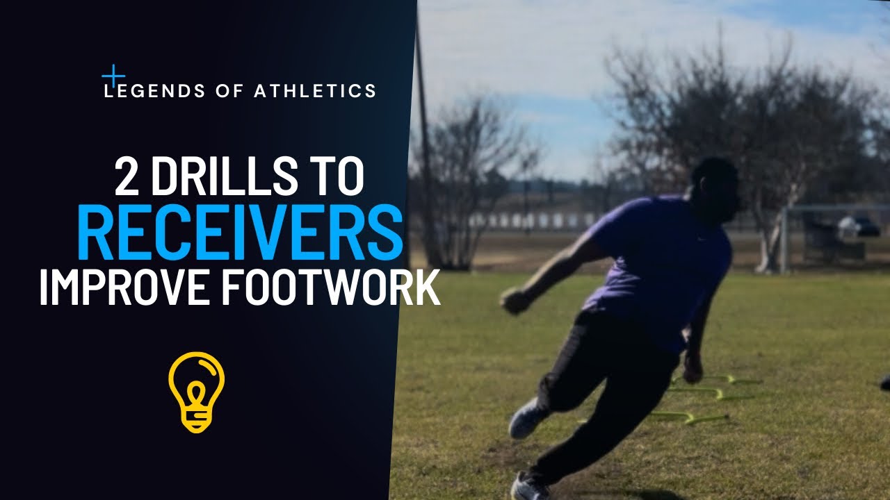 2 Drills to Help Receivers Improve Route Running & Footwork - YouTube