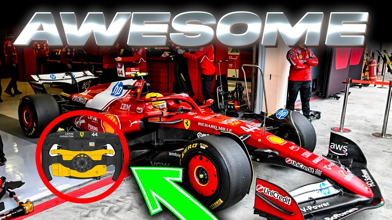 "RADICAL CHANGE! This is HAMILTON'S STEERING WHEEL at Ferrari" - YouTube