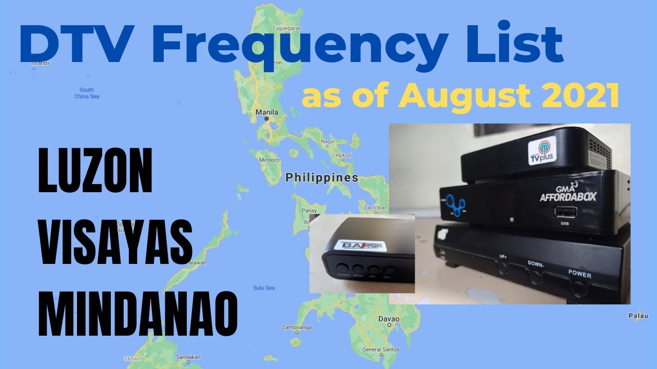 DTV Frequency List - YouTube