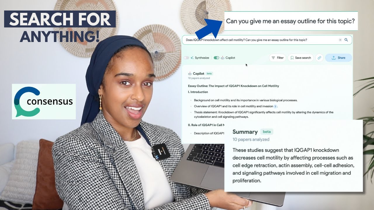 The HOTTEST New AI Literature Search Engine | Consensus AI - YouTube