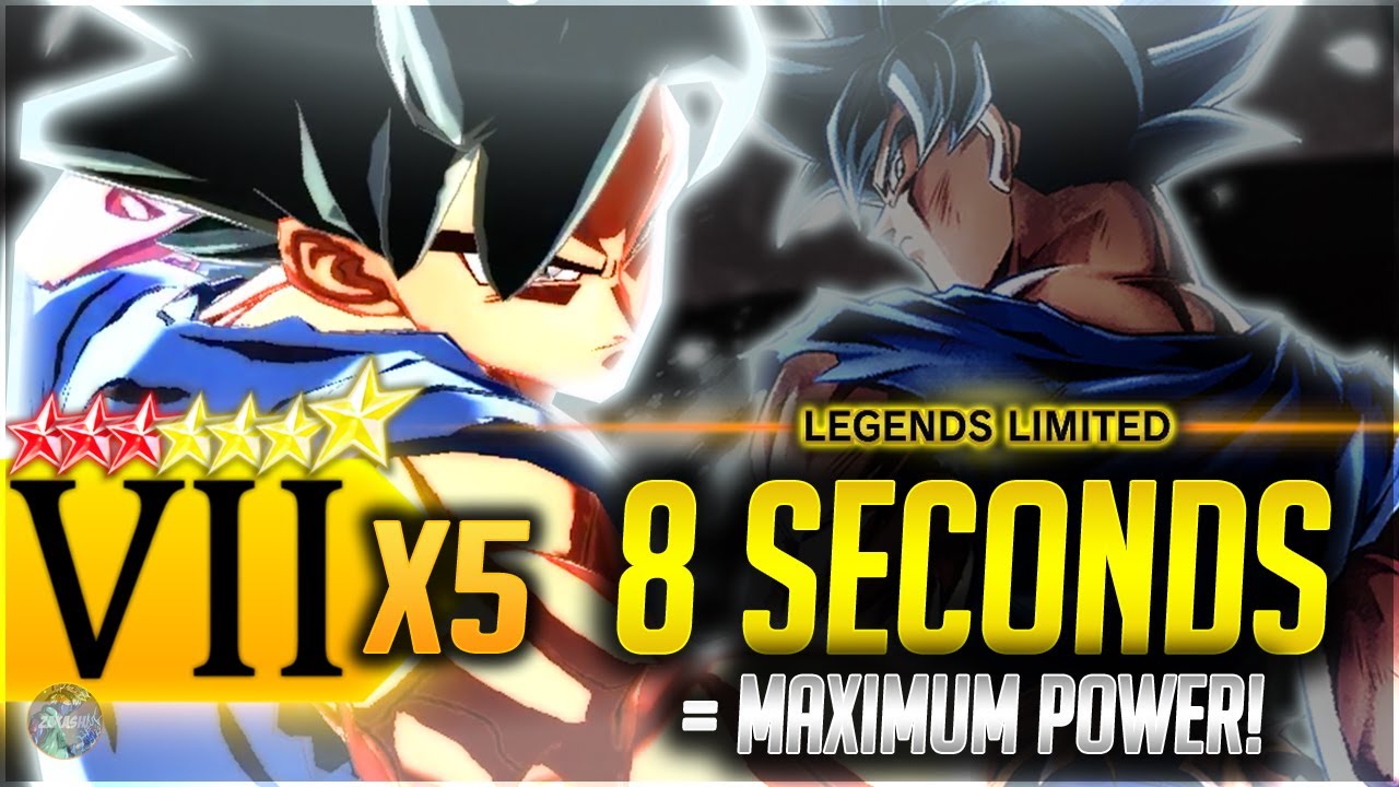 (Dragon Ball Legends) 8 SECONDS = MAXIMUM POWER for LL ULTRA INSTINCT ...