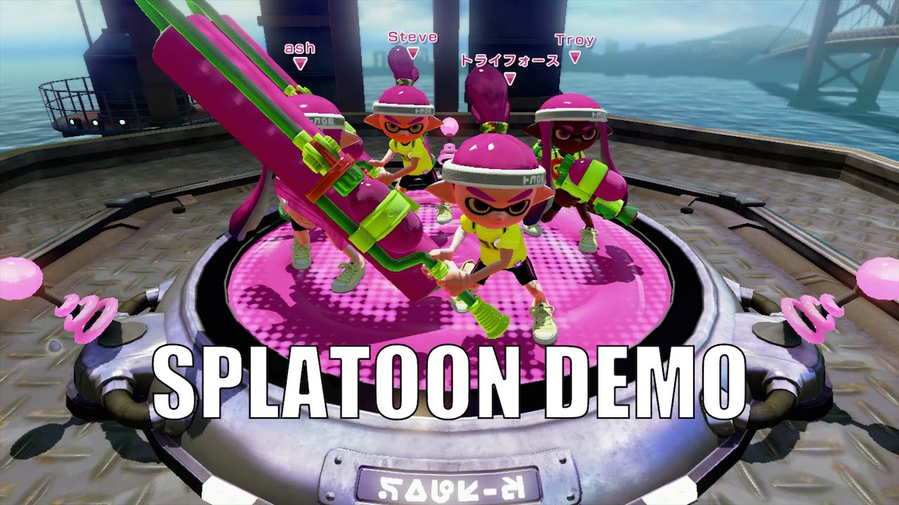 Splatoon Demo Gameplay [1080p 60fps] - YouTube