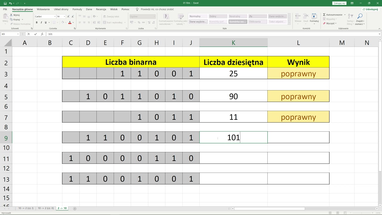 System dwójkowy (binarny) #3 - YouTube