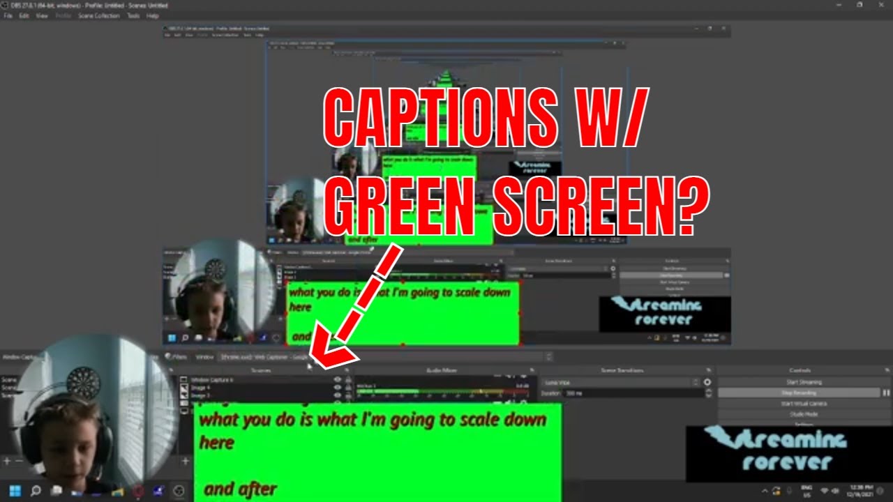 AUTO-CAPTIONS IN OBS? | How to install captions in OBS - YouTube