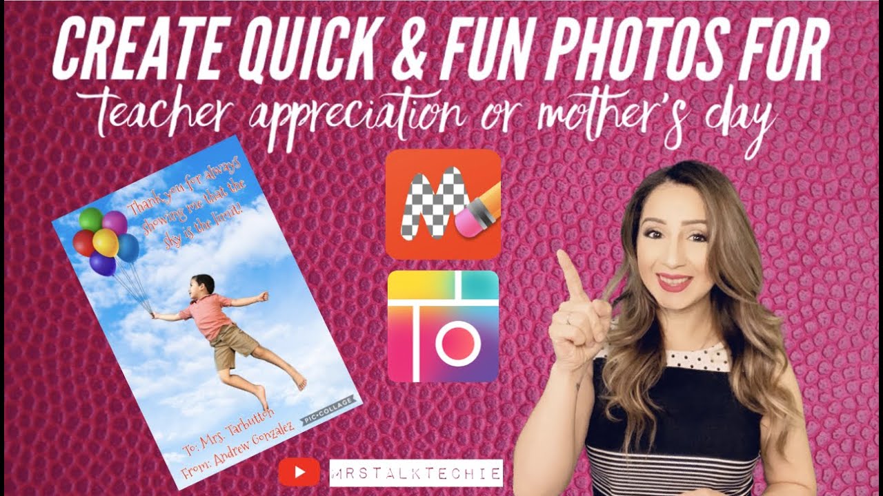 Use Magic Eraser and Pic Collage to make fun images! - YouTube