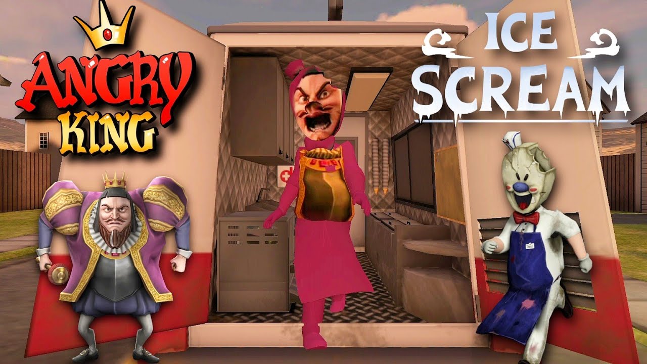 Ice Scream 1 Angry King Is Here | Ice Scream Angry King Mod - YouTube