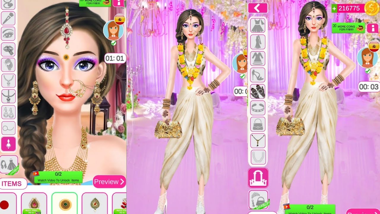 Indian Wedding Stylist Makeup And Dress Up Games Indian Wedding