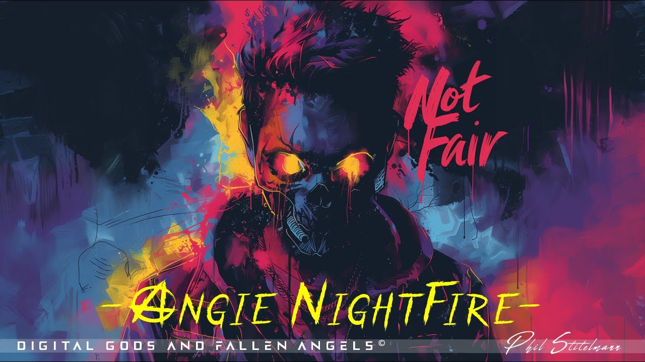 Cyberpunk Hard Rock Music Video: Angie NightFire© - Not Fair | # ...