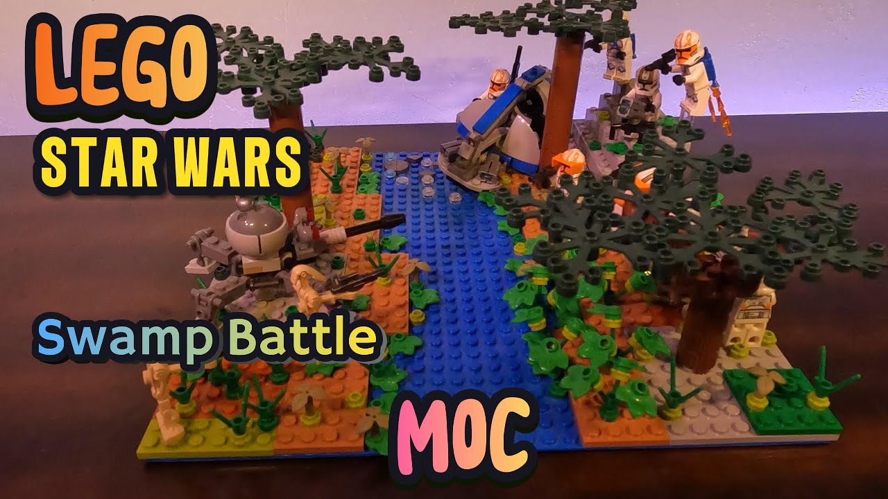 Lego Star Wars Swamp Battle MOC - YouTube