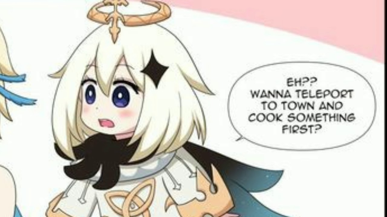 "emergency paimon food crackers" short genshin impact comic - YouTube