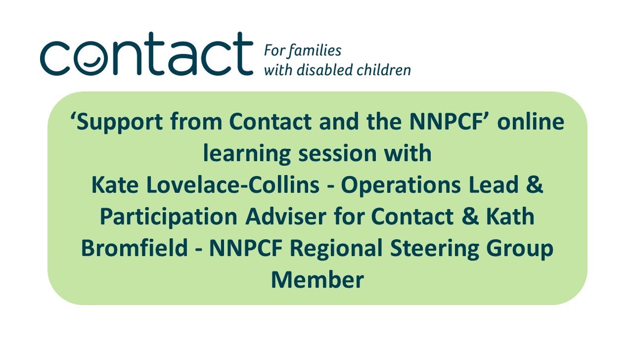 Introduction to support from Contact and the NNPCF - YouTube