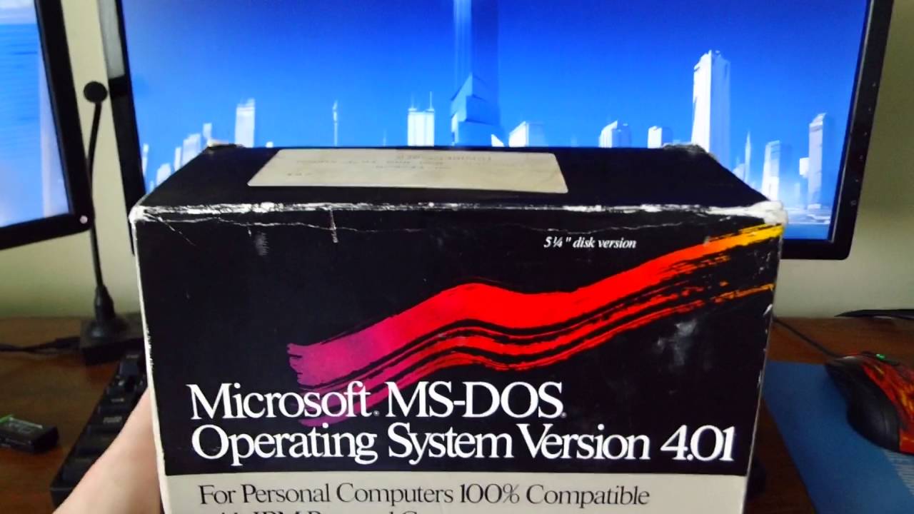 MS-DOS 4.01 Unboxing - YouTube