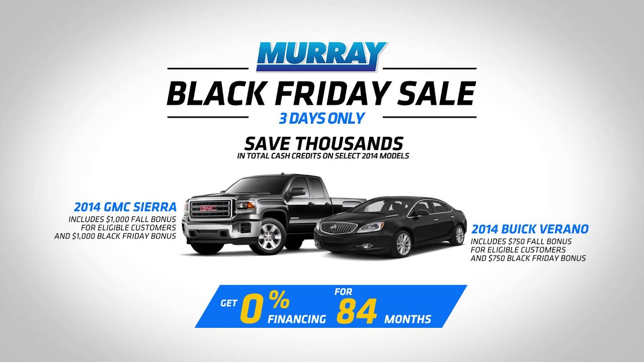 Black Friday Deals from the Murray Auto Group! - YouTube