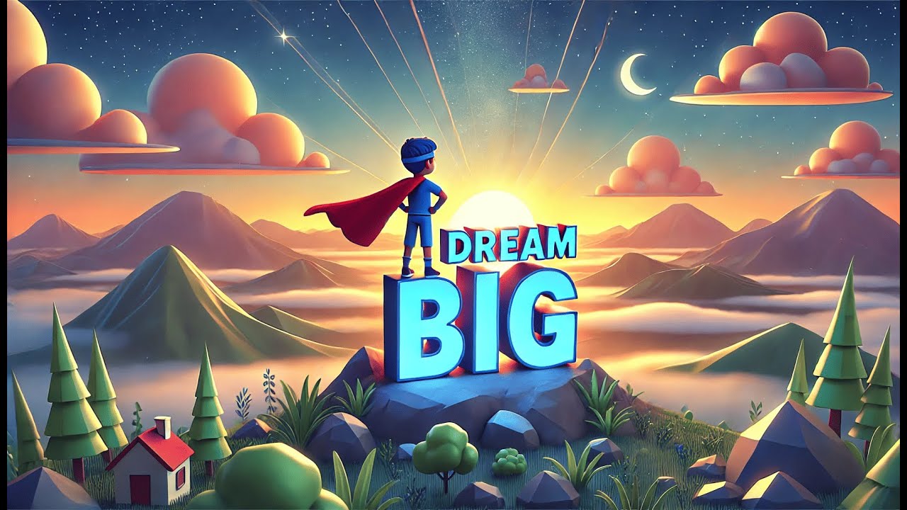 Dream Big Song || Inspirational Kids Song || AI - YouTube