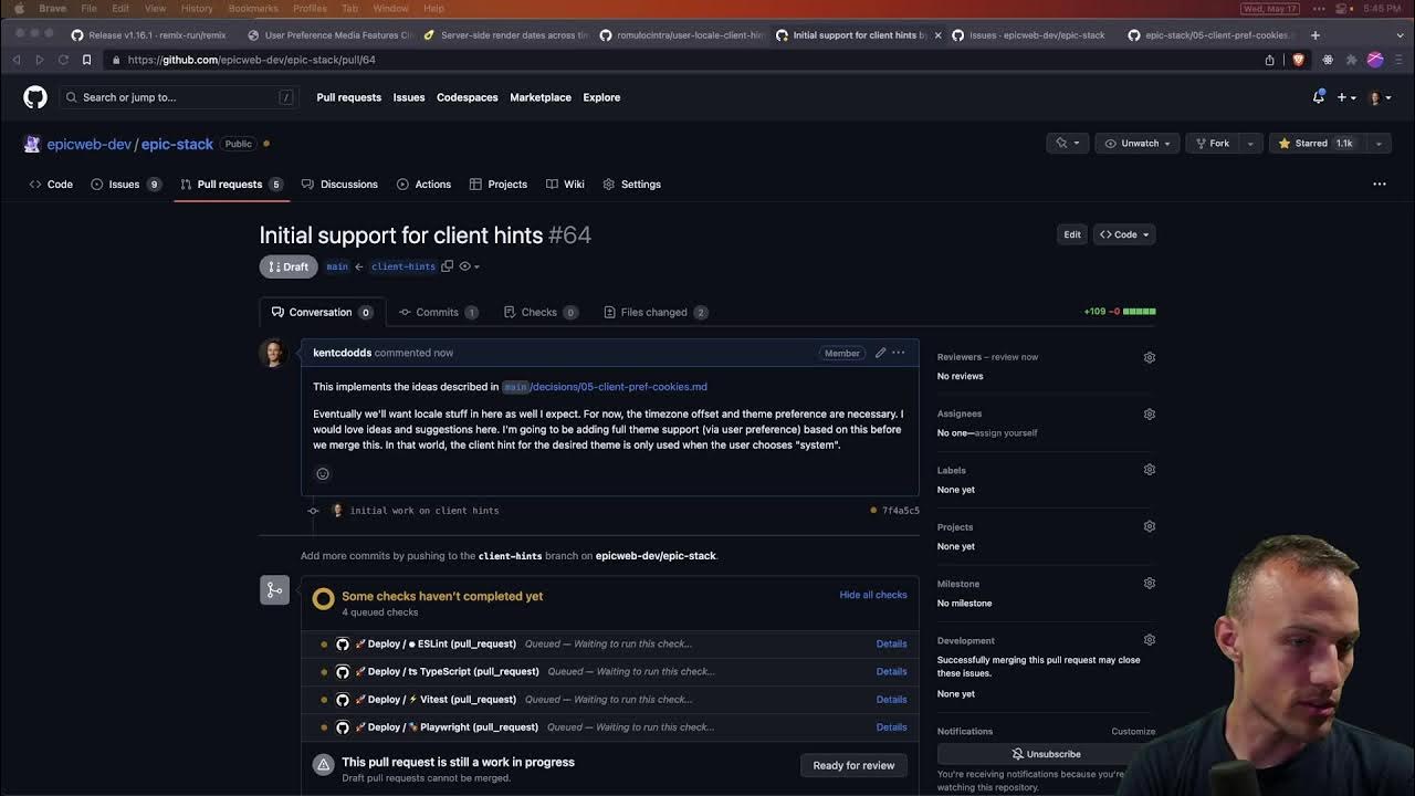EpicWeb.dev Live stream: Building Client Hints - YouTube