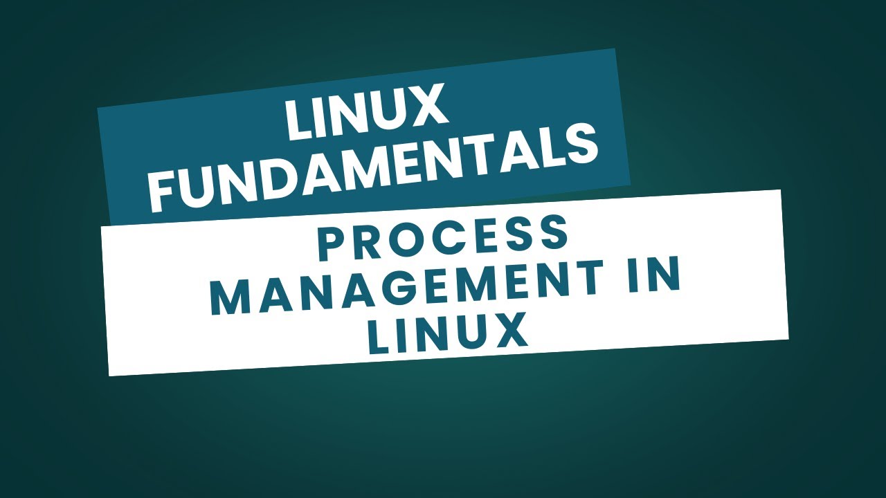 Linux Fundamentals | Process Management in Linux - YouTube