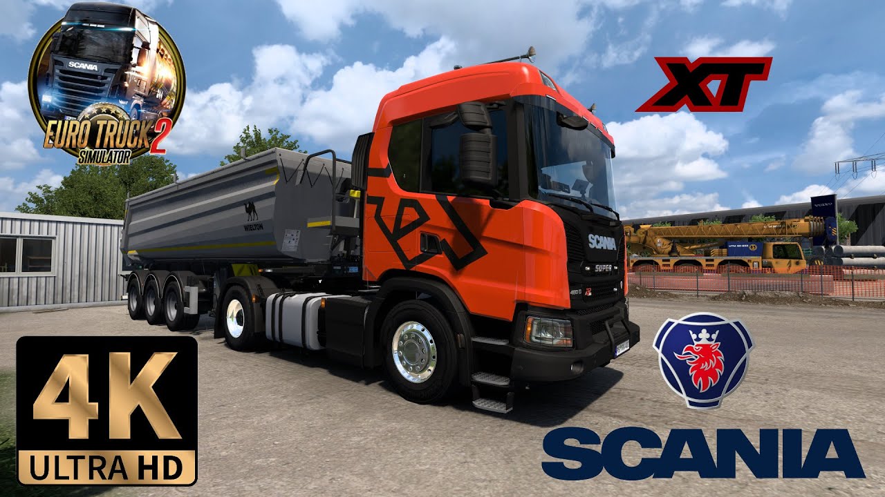 ETS2 4K | 2023 SCANIA 460G SUPER XT + Wielton Tipper Trailer | RMP ...