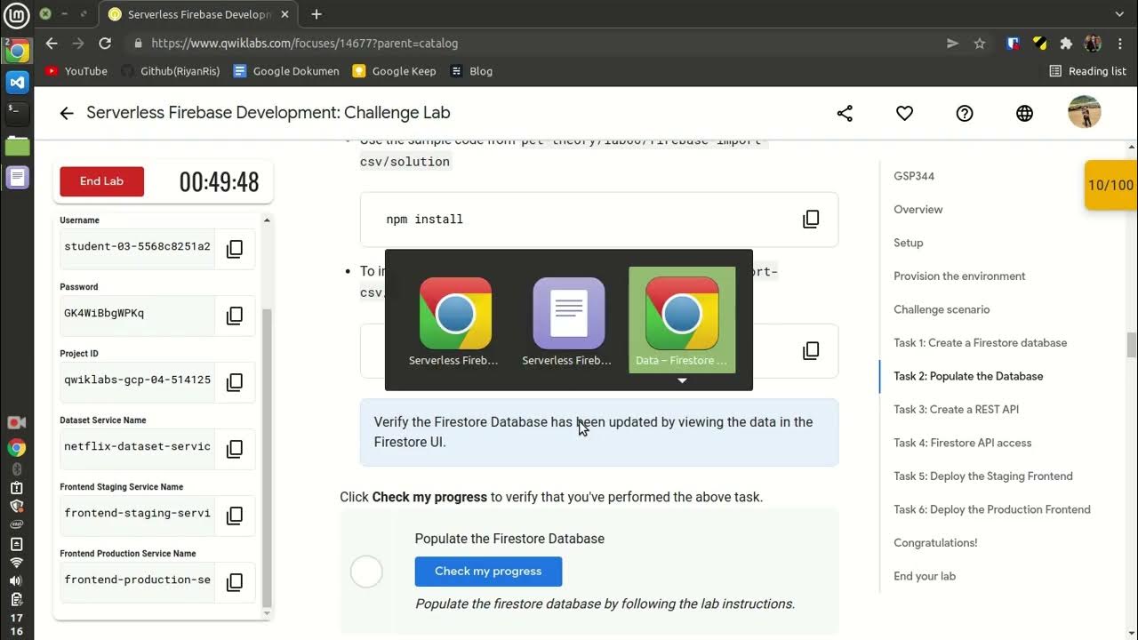 Gsp344 Serverless Firebase Development Challenge Lab Youtube