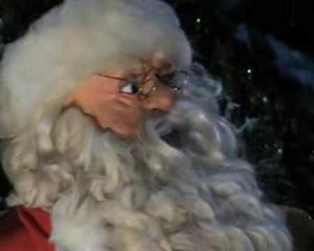 Animatronics Santa Clause as a part of Christmas Decoration from KD ...
