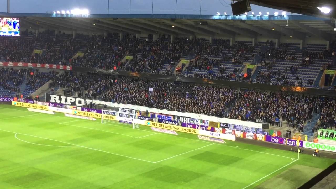 KRC Genk met pakkend eerbetoon voor Tony Greco - YouTube