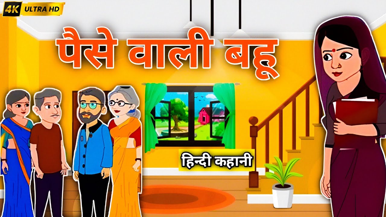 पैसे वाली बहू | Hindi Kahani | Badtime Storie | Cartoon Storie | # ...
