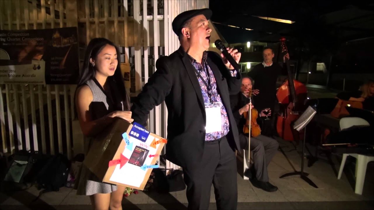 Stephen Chin tests the G Marcello Violin and draws this prize at the ...