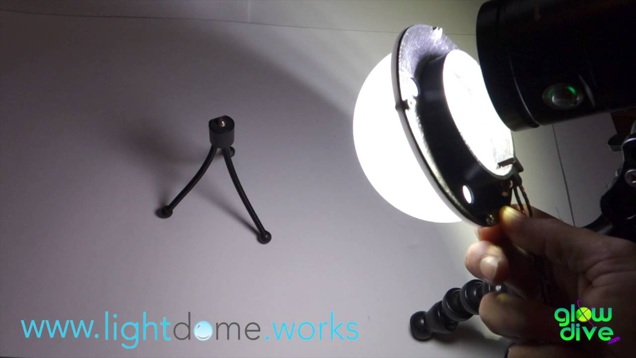 Light Dome shadow reduction example - YouTube