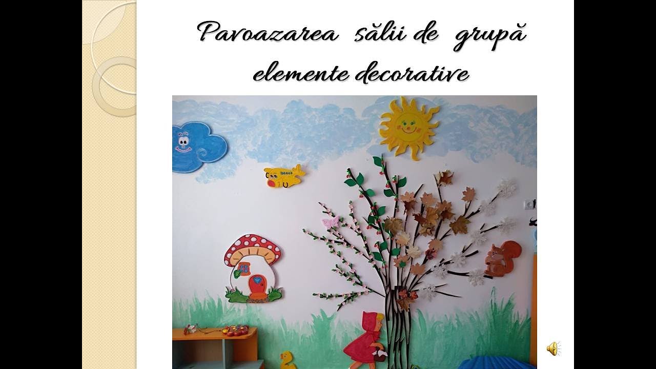 Decorațiuni grădinițe - YouTube