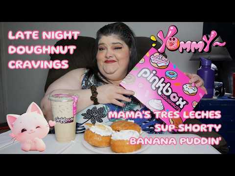 Late Night Pinkbox Doughnut Cravings